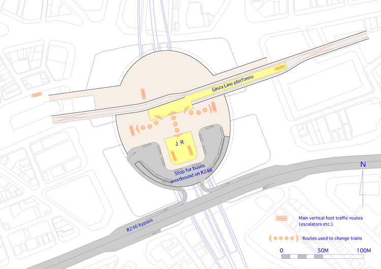 Shibuya Common｜Future A and Future B｜Third floor plan